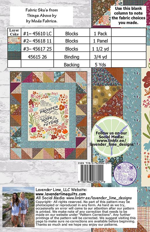 Easy Panel Pattern – Coneflower Quilt Co
