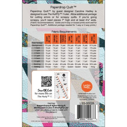 Paperdrop Quilt Pattern – Coneflower Quilt Co