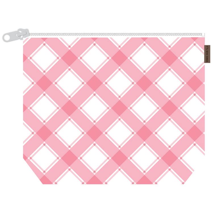 Mad For Plaid Mesh Project Bag, Peony – Coneflower Quilt Co