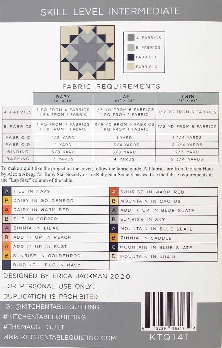 The Maggie Quilt Pattern – Coneflower Quilt Co