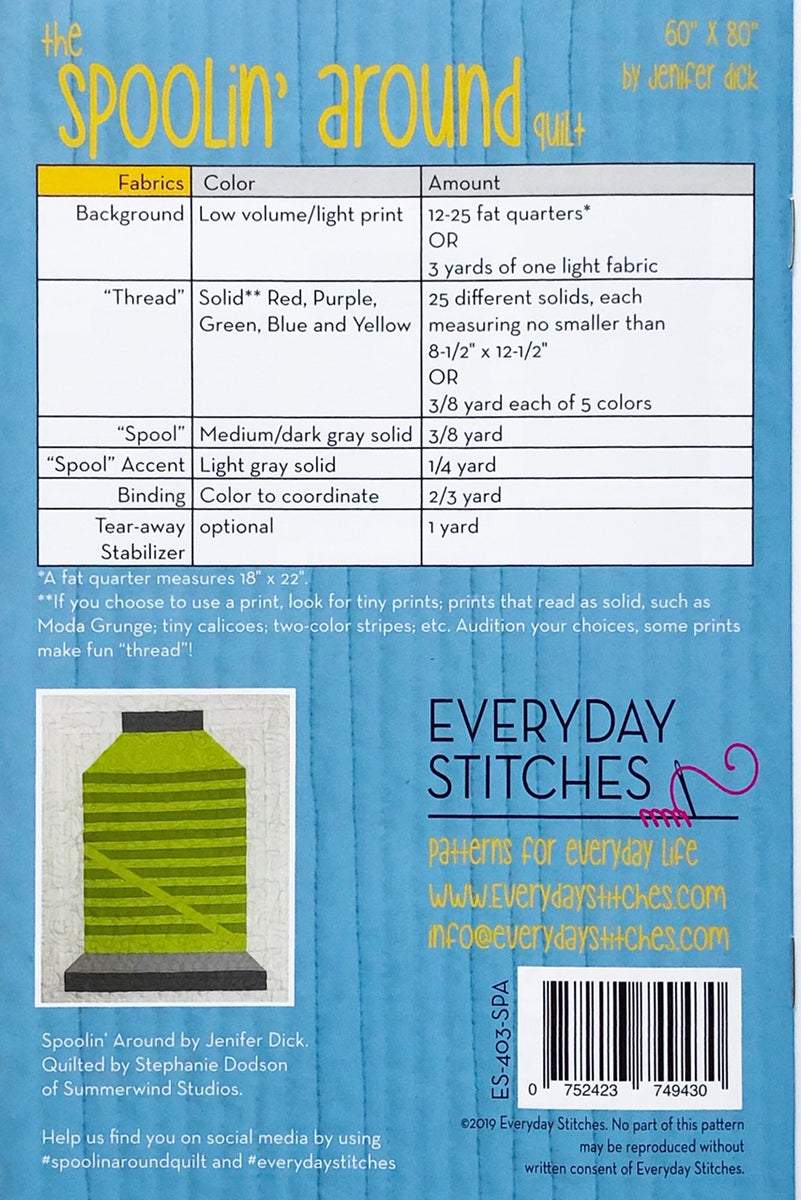 Spoolin' Around Quilt Pattern – Coneflower Quilt Co