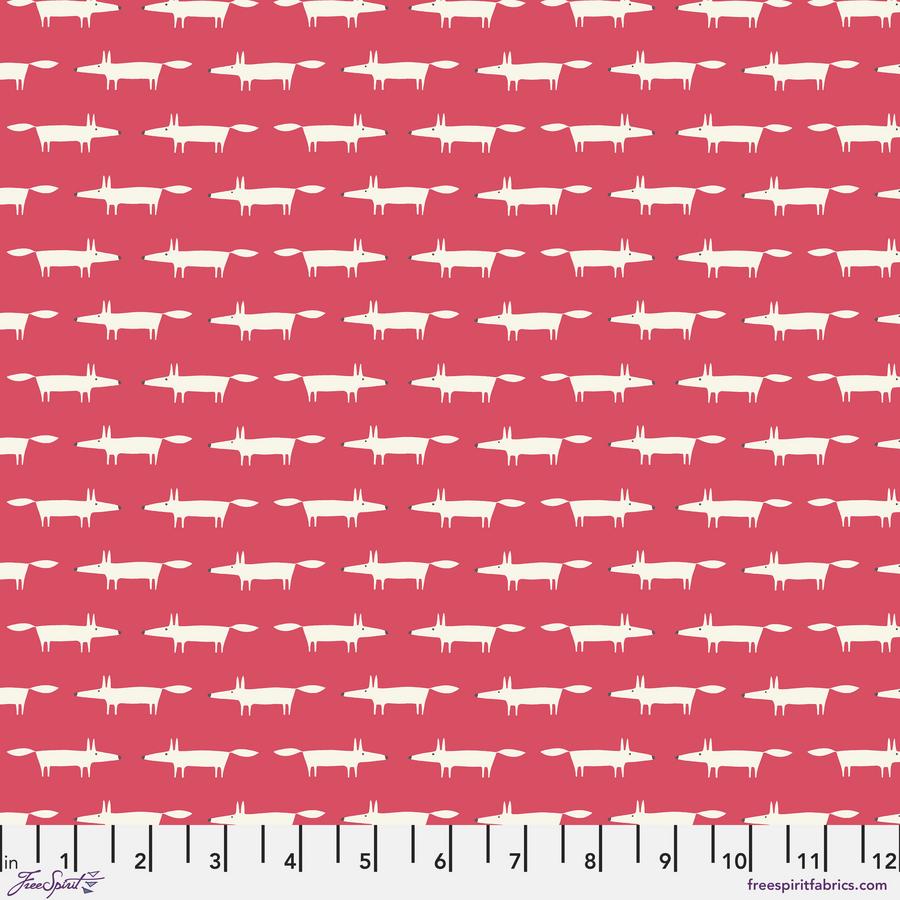 Poppy Pop, Mini Mr Fox, Poppyred – Coneflower Quilt Co