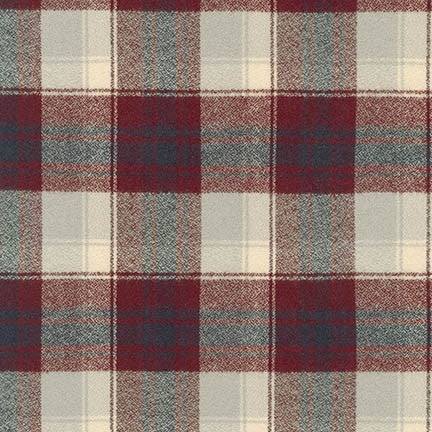 Mammoth Flannel, Burgandy – Coneflower Quilt Co